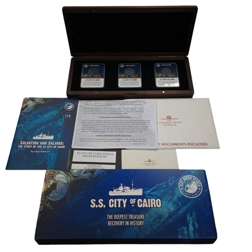 Pre-owned ss city of cairo WW2 Shipwreck silver coins - Own4Less